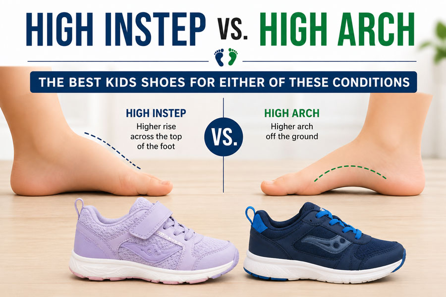 High Instep vs High Arch in Kids — What's the Difference?